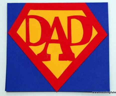 Superhero Father's Day Card | AllFreeKidsCrafts.com