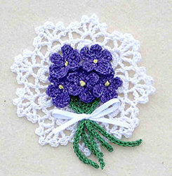 Crochet Applique Patterns and Crochet Pins | AllFreeCrochet.com