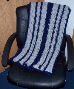 Men's Reversible Prayer Shawl | AllFreeCrochet.com