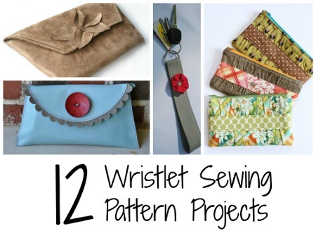12 Wristlet Sewing Pattern Projects | AllFreeSewing.com