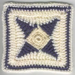 4-Point Crochet Star Pattern | AllFreeCrochetAfghanPatterns.com