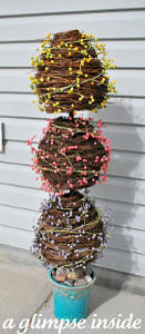 Grape Vine Topiary | AllFreeHolidayCrafts.com