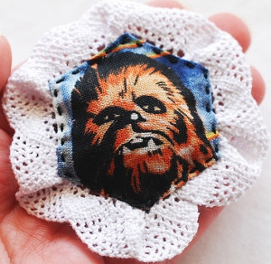 Geeky-Girly Chewy Pin | AllFreeHolidayCrafts.com