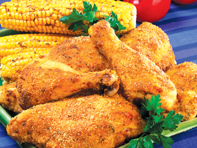 Devilish Chicken & Corn on the Cob | MrFood.com