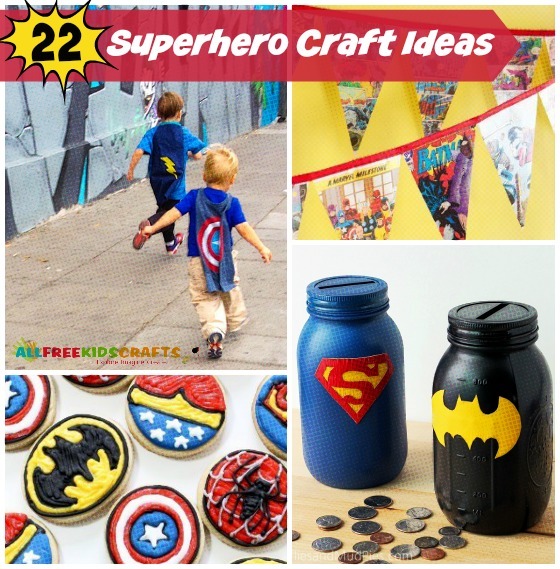 24 Superhero Craft Ideas for Kids | AllFreeKidsCrafts.com