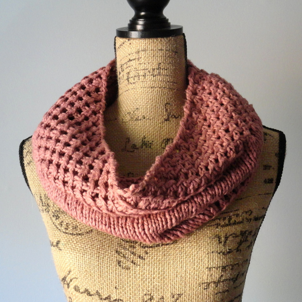 Irish Mesh Cowl AllFreeKnitting Irish Mesh Cowl AllFreeKnitting
