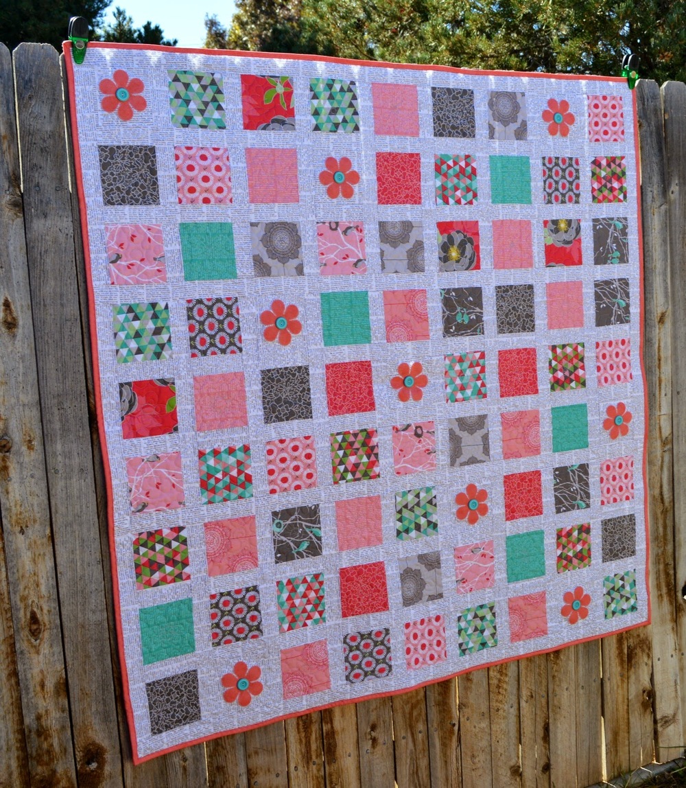 Postage Stamp Stacker Quilt FaveQuilts postage-stamp-stacker-quilt-favequilts