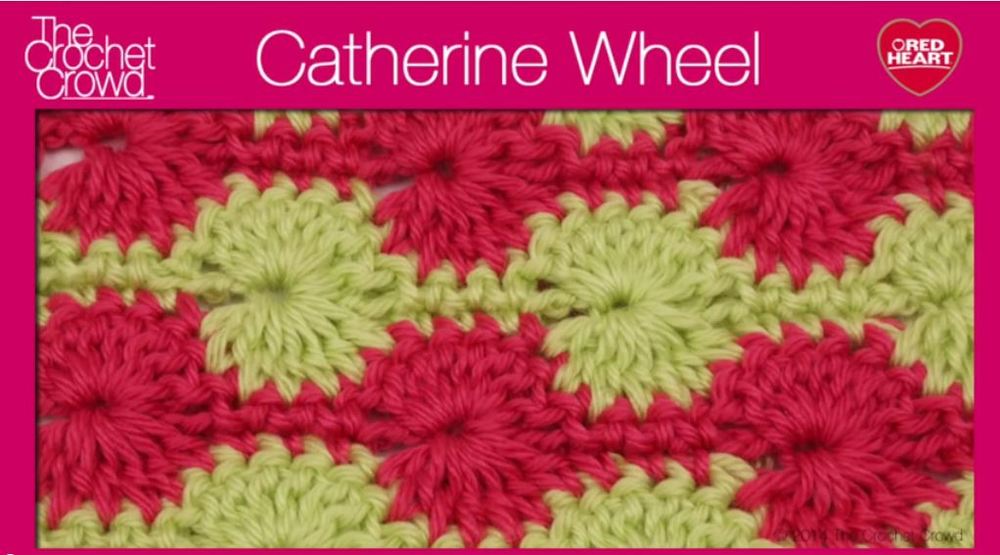Catherine Wheel Stitch Tutorial | AllFreeCrochetAfghanPatterns.com
