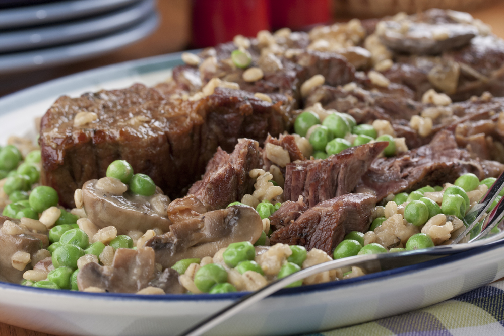 Braised Beef with Barley | MrFood.com