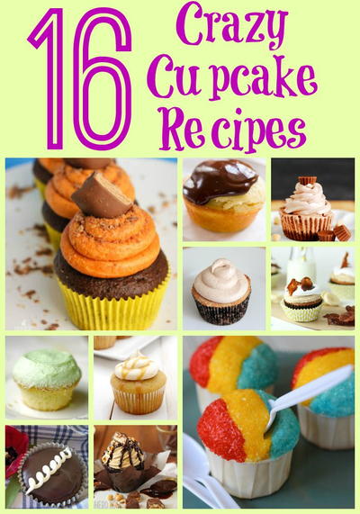 16 Crazy Cupcake Recipes | AllFreeCopycatRecipes.com
