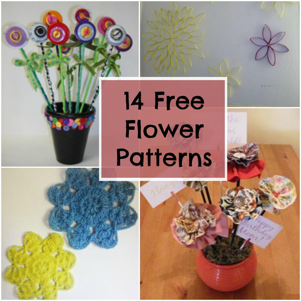 14 Free Flower Patterns | FaveCrafts.com
