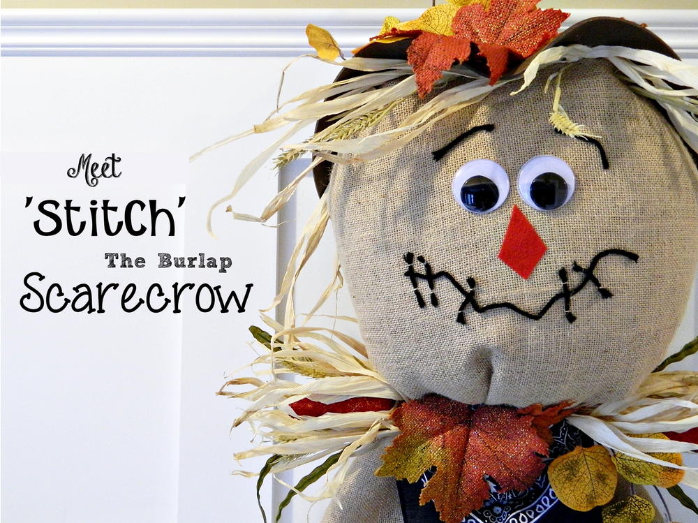 Burlap Scarecrow | AllFreeHolidayCrafts.com