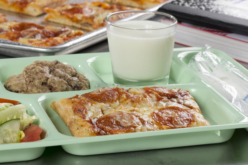 School Lunch Square Pizza | MrFood.com