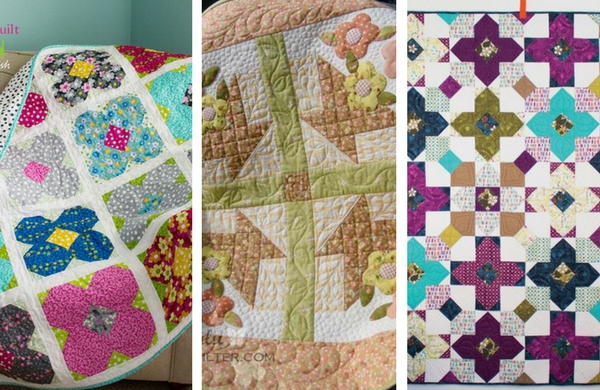 25 Flower Quilt Patterns and Quilting Designs | FaveQuilts.com