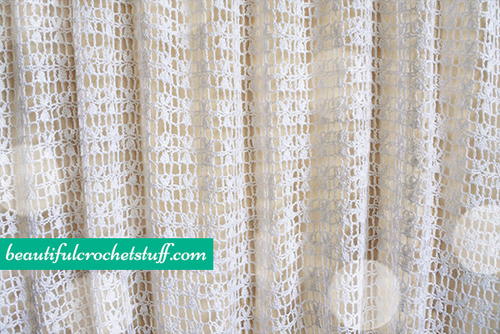 Crochet Curtain Free Pattern | AllFreeCrochet.com